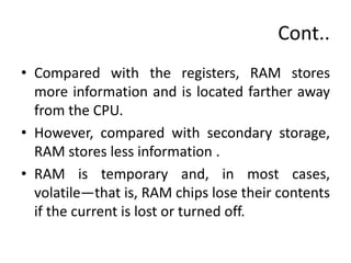 Internal storage devices | PPT