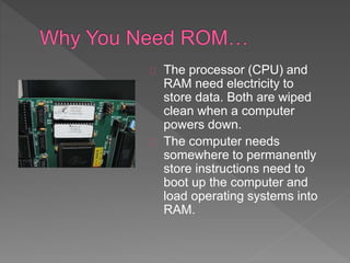 Internal storage of a computer system | PPTX