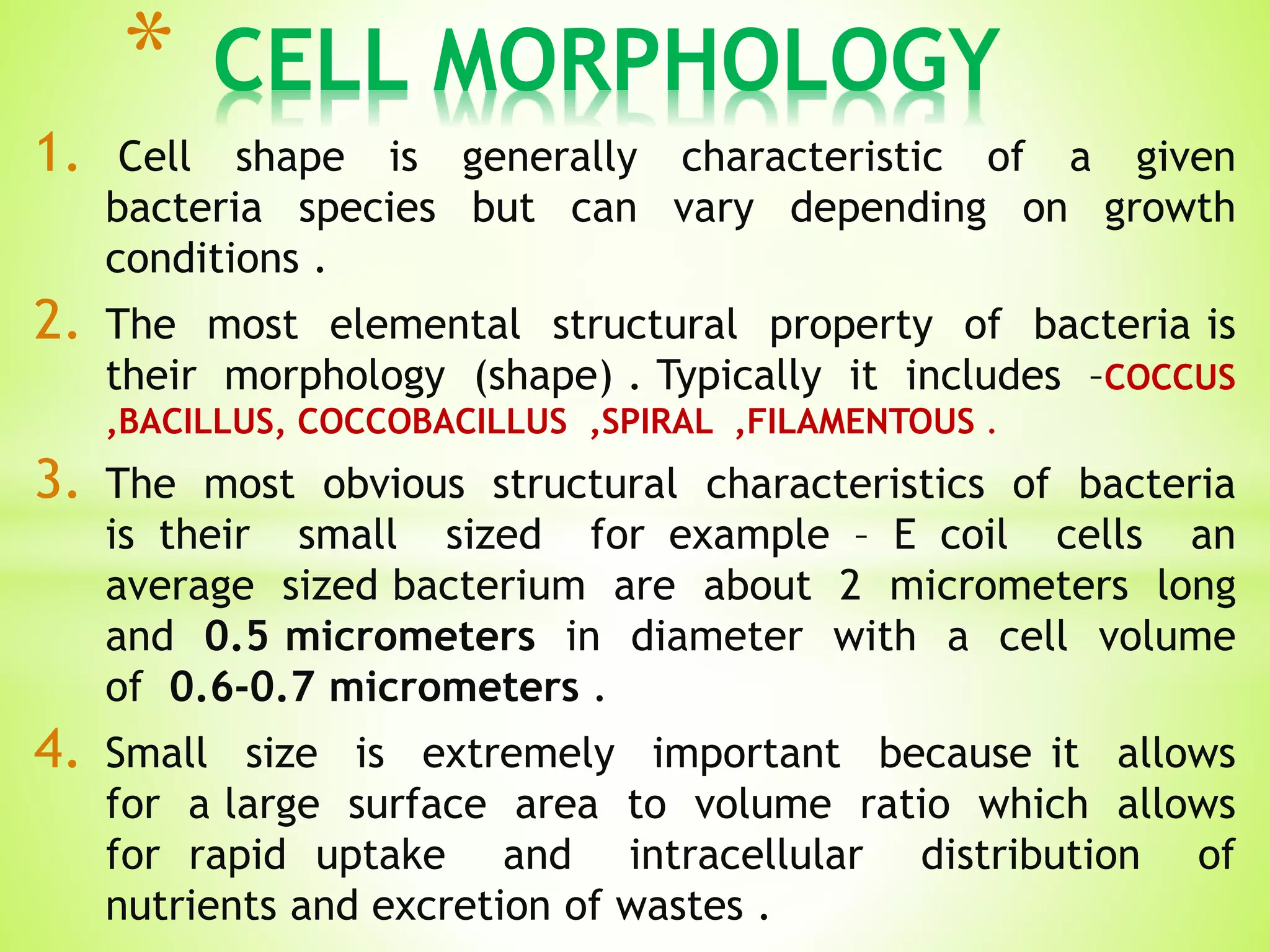 Internal structure of bacteria | PPTX