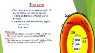 Internal Structure of Earth | PPTX