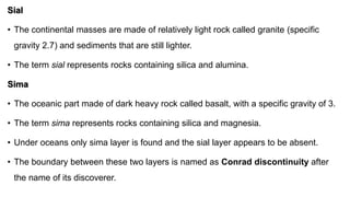Internal structure of earth | PPTX