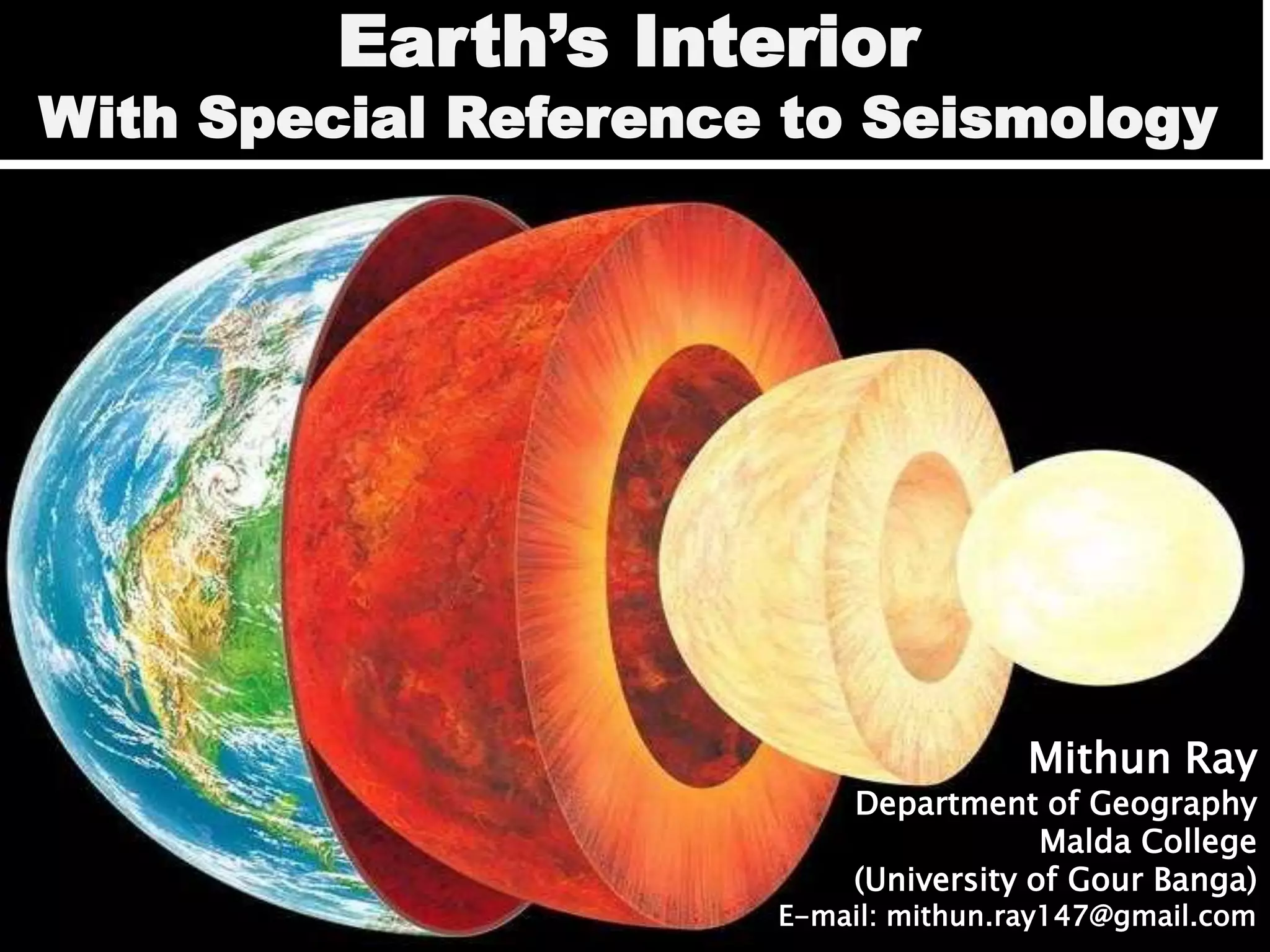 Internal Structure of Earth | PPTX