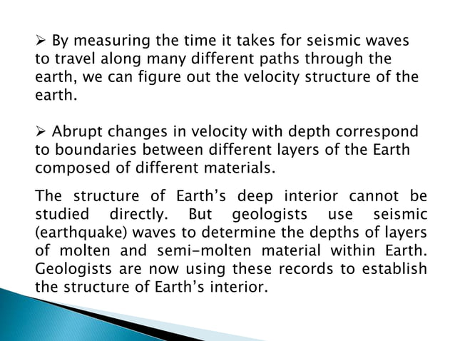 Internal Structure of Earth | PPTX