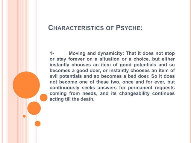 Internal Structure of Human Personality. Psychology | PPT