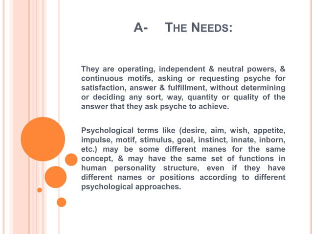 Internal Structure of Human Personality. Psychology | PPT