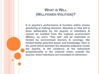 Internal Structure of Human Personality. Psychology | PPT