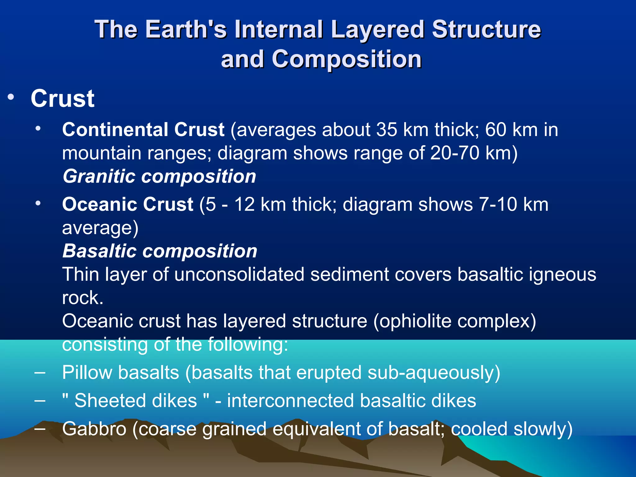 Internal structure of the earth | PPT
