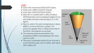 INTERNAL STRUCTURES OF EARTH | PPTX