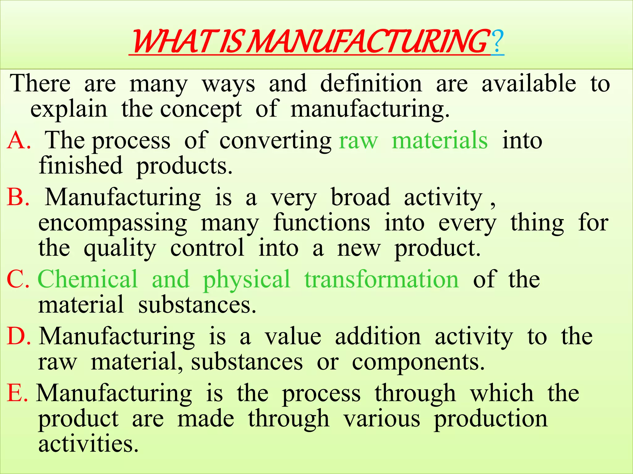 Advanced manufacturing technology in robotics | PPTX