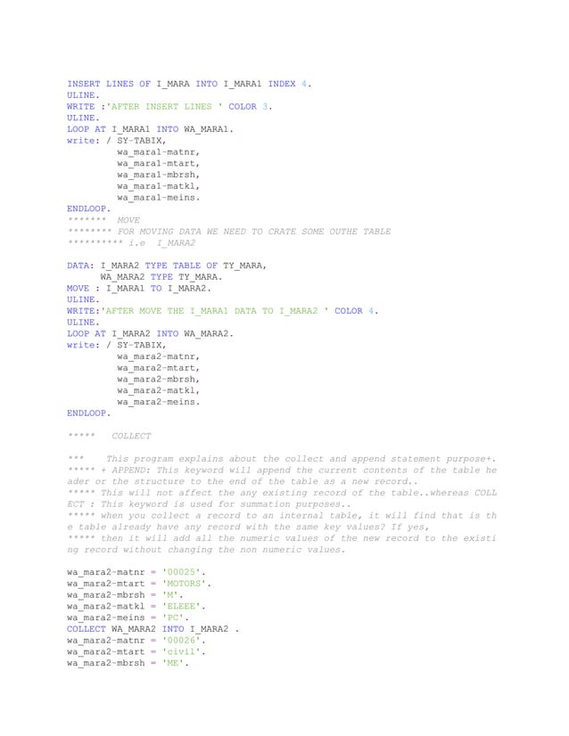 Internal tables operations_chalapathi[1] | PDF