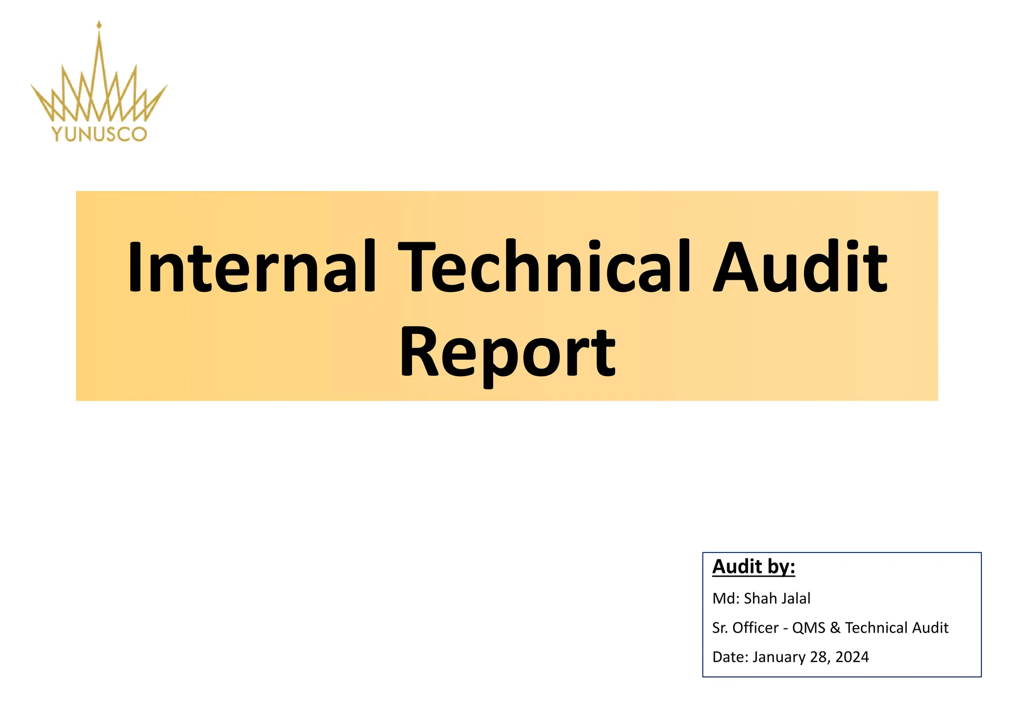 Internal Technical Audit Report 28.01.2024.pptx