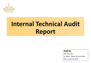 Internal Technical Audit Report 28.01.2024.pptx
