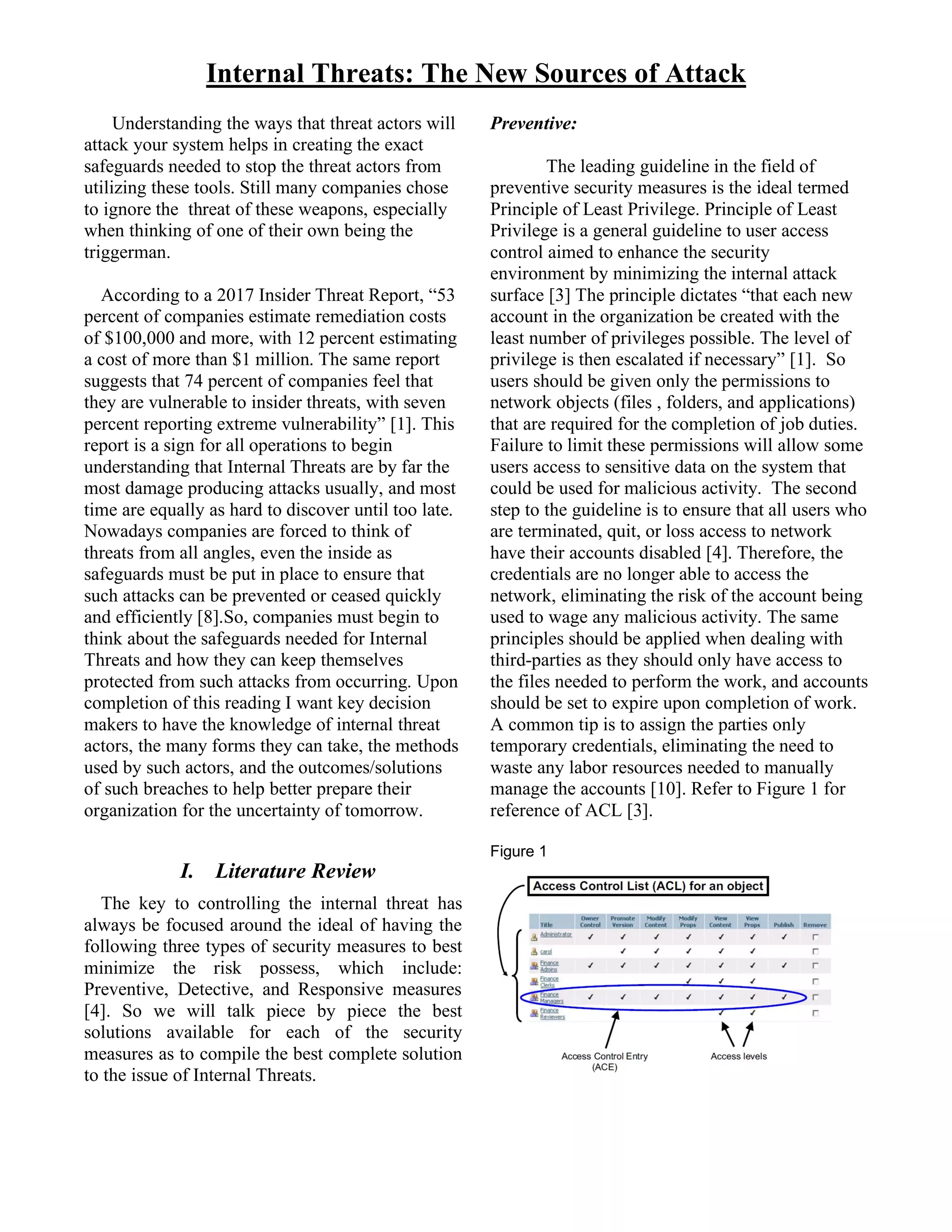 Internal Threats: The New Sources of Attack | PDF