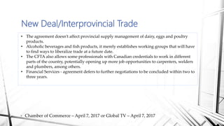 Internal Provincial Trade Barriers – Canada – April 2017 | PPT