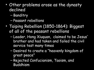 Decline of the Ottoman and Qing: Internal troubles, external threats | PPT