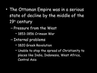 Decline of the Ottoman and Qing: Internal troubles, external threats | PPT