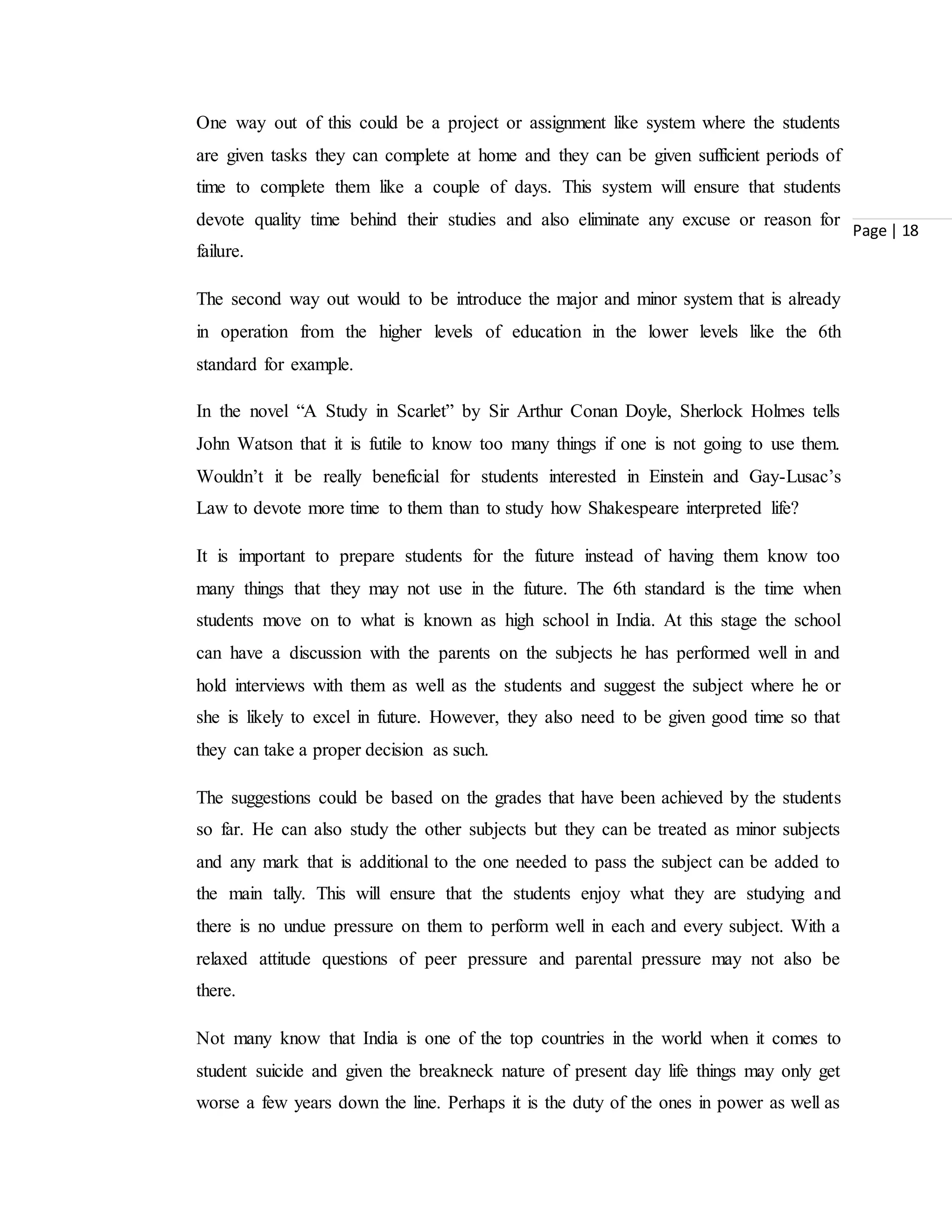 Internal versus external examination | DOCX