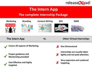 Intern app by releaseMyAd | PPT