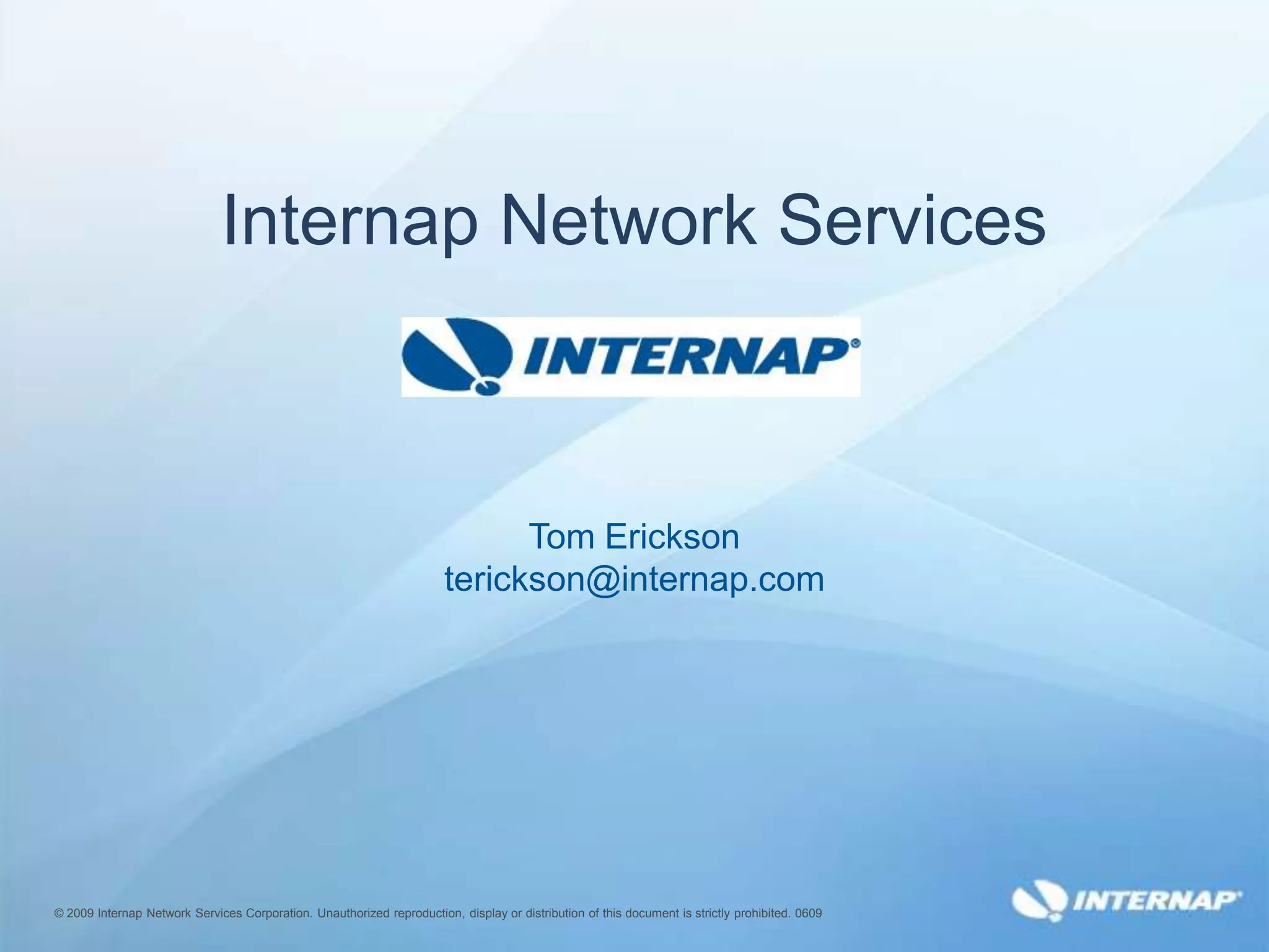 Internap Solutions Presentation | PPT
