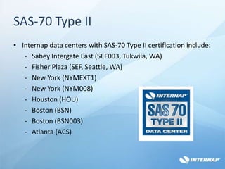 Internap Solutions Presentation | PPT