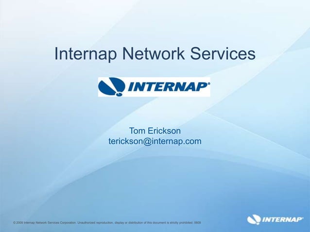 Internap Solutions Presentation | PPT