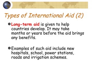 International Aid | PPT
