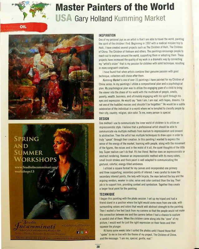 International Artist Magazine -- Master Artist, Gary Holland | PDF