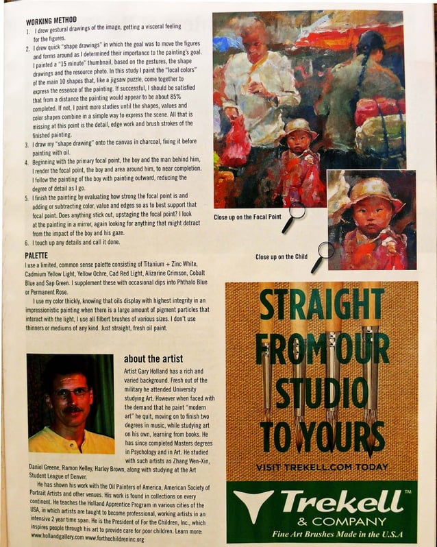 International Artist Magazine -- Master Artist, Gary Holland | PDF