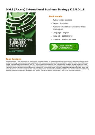 LwE0S.[B.e.s.t] International Business: Competing in the Global ...