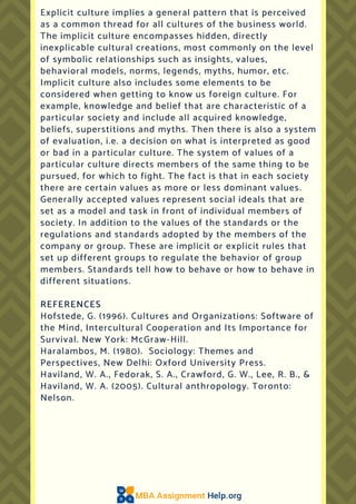 International Business Assignment Sample | PDF