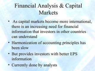 International Financial Analysis | PPT