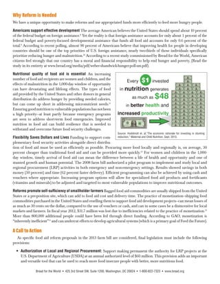 International food-aid-reform | PDF