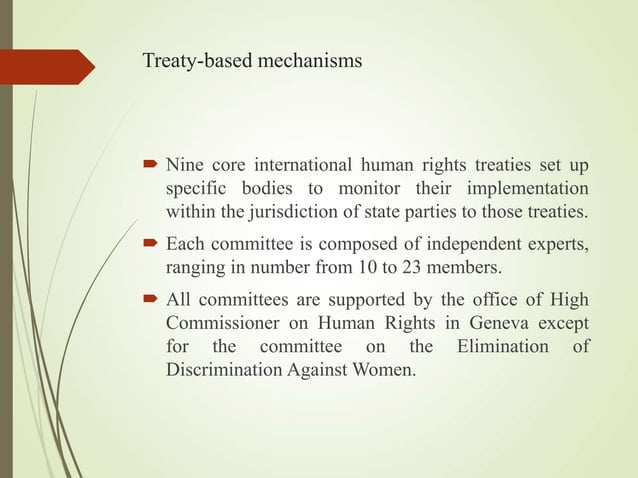 International-Human-rights-enforcement-mechanisms-d.ppt | Law