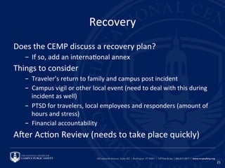 Adding International Incidents to Your Campus All-Hazard Emergency ...