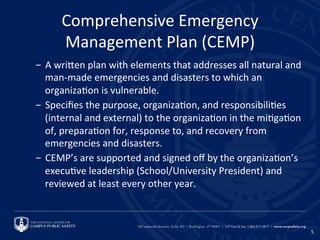 Adding International Incidents to Your Campus All-Hazard Emergency ...