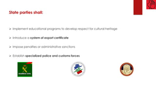 International Law on the Protection of Cultural Heritage: UNESCO 1954 ...
