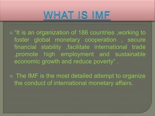 International Monetary Fund | PPT