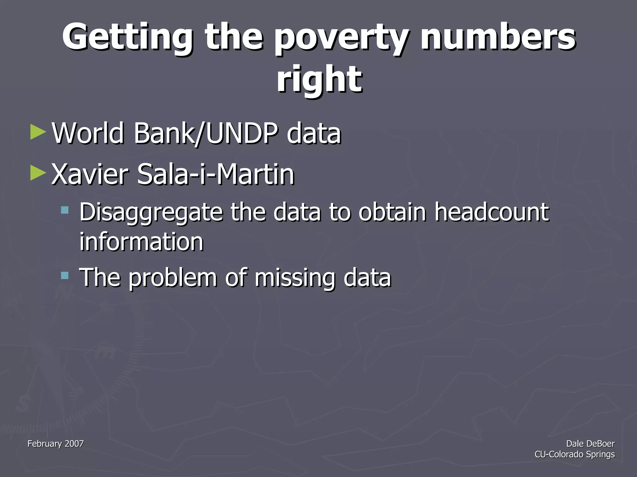 International Poverty | PPT | Debated Sensitive Social Issues ...
