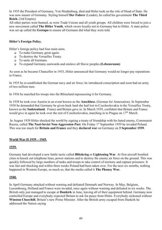 Notes on International Relations in the 20th Century | PDF