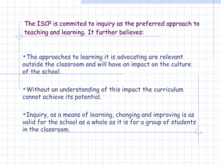 International School Curriculum Project | PPT