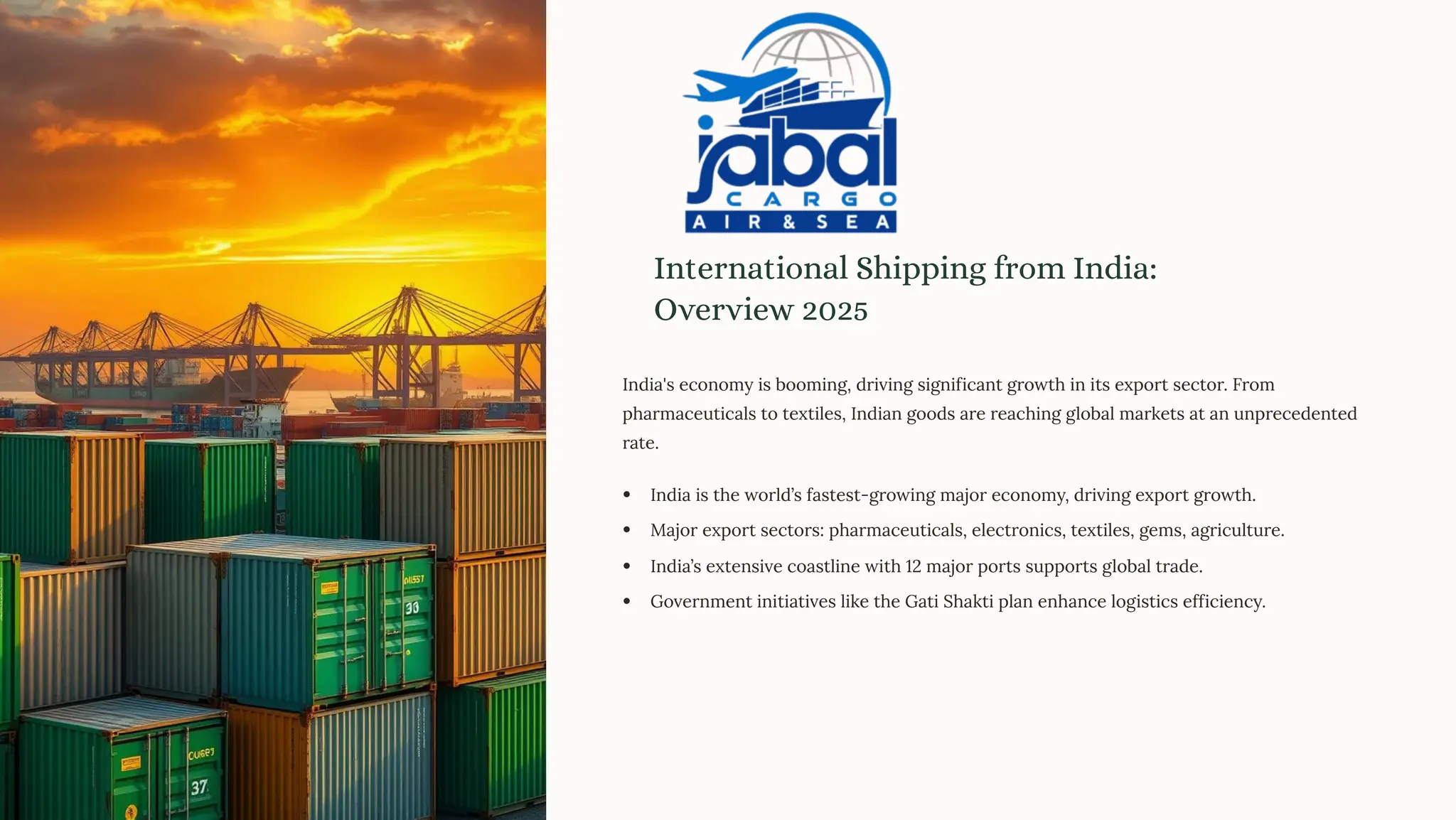 International Shipping from India: Overview 2025 | PDF