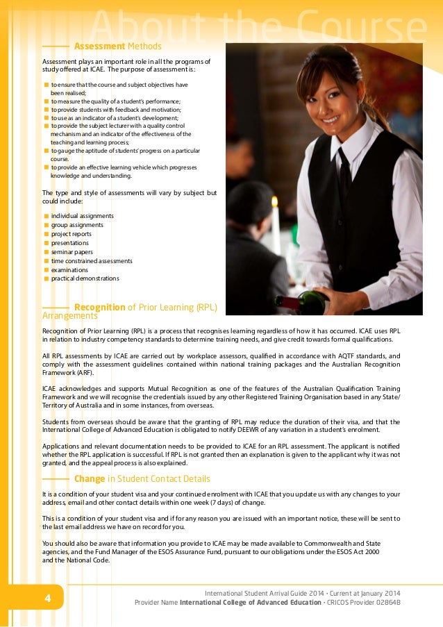 International Student Arrival Guide - 2014