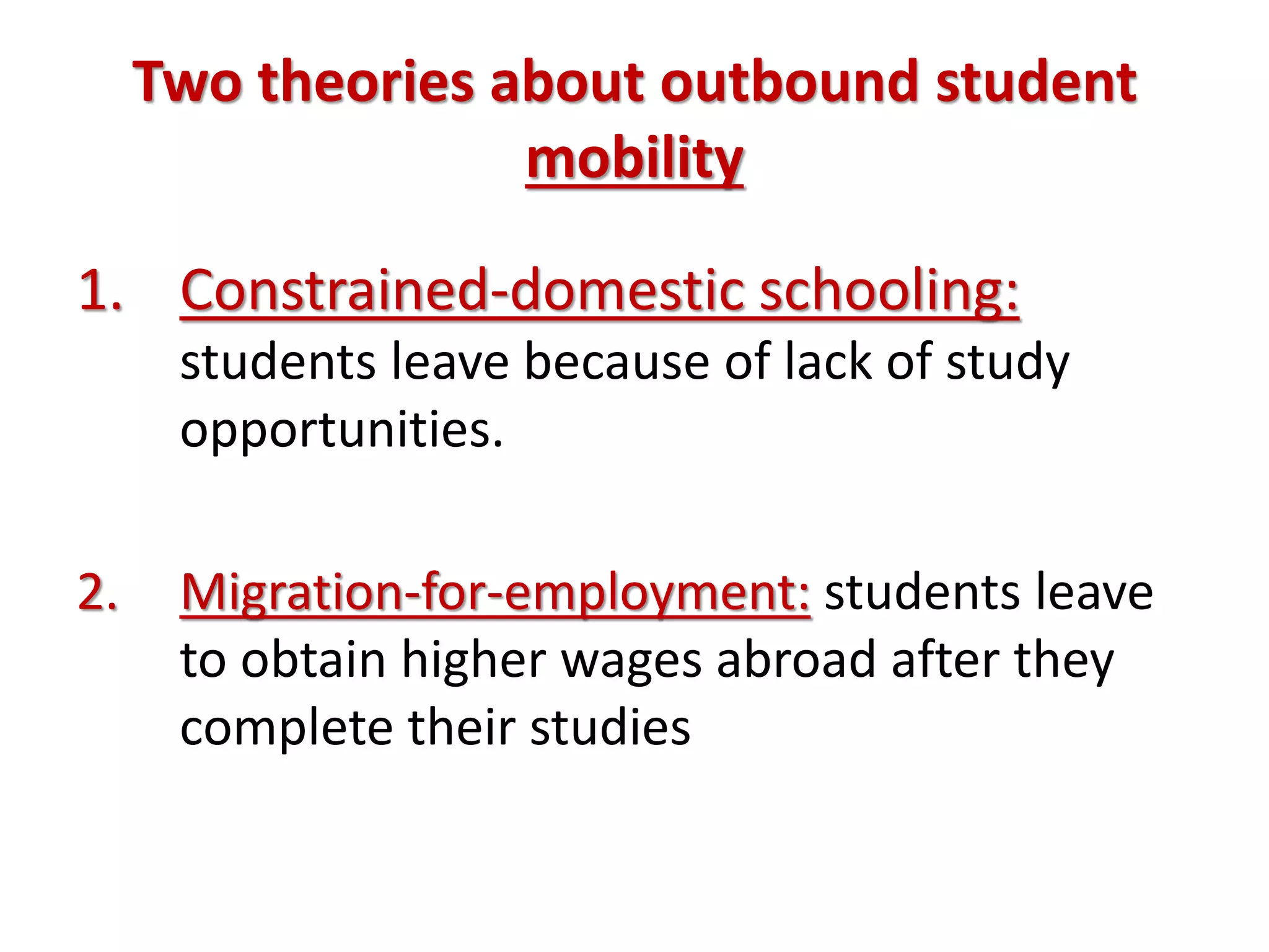 International Student Mobility | PDF