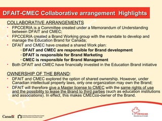 Canada’s Competitive Challenge Realized – International Promotion of ...