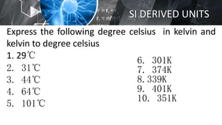 International system-units (Science 6) | PPT