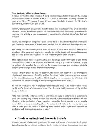 International trade | PDF