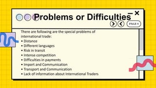 International trade ppt on international and regional | PPTX