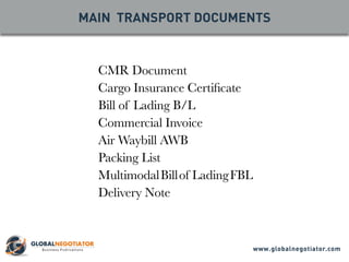 Transport Document: Sea, Road, Air, Multimodal | PDF