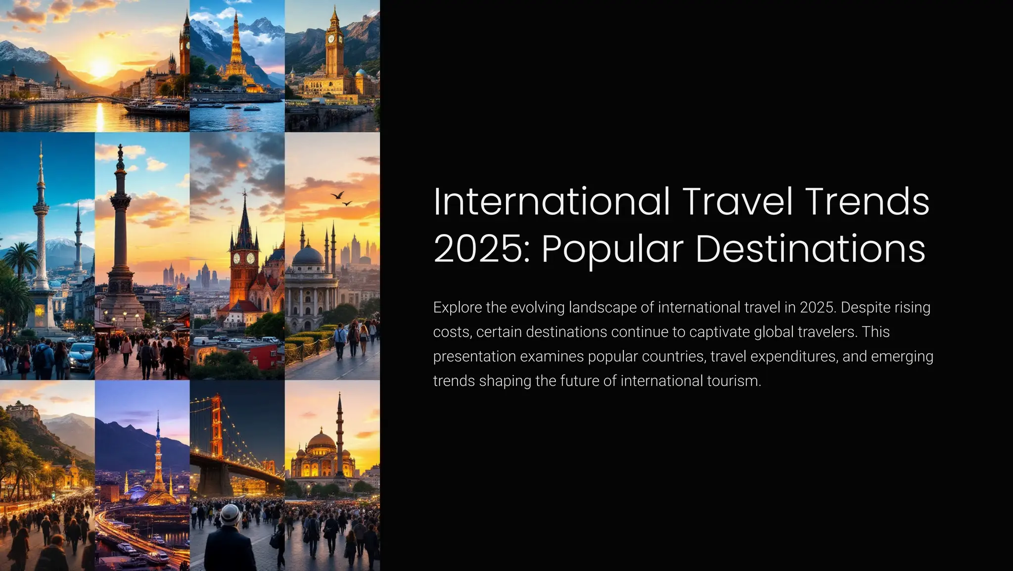 International Travel Trends 2025 Popular Destinations | PDF