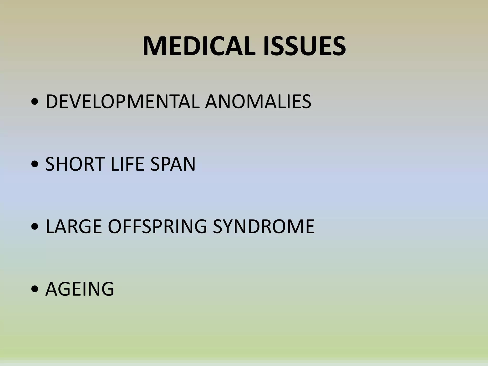 problems in cloning of animal and human | PPTX